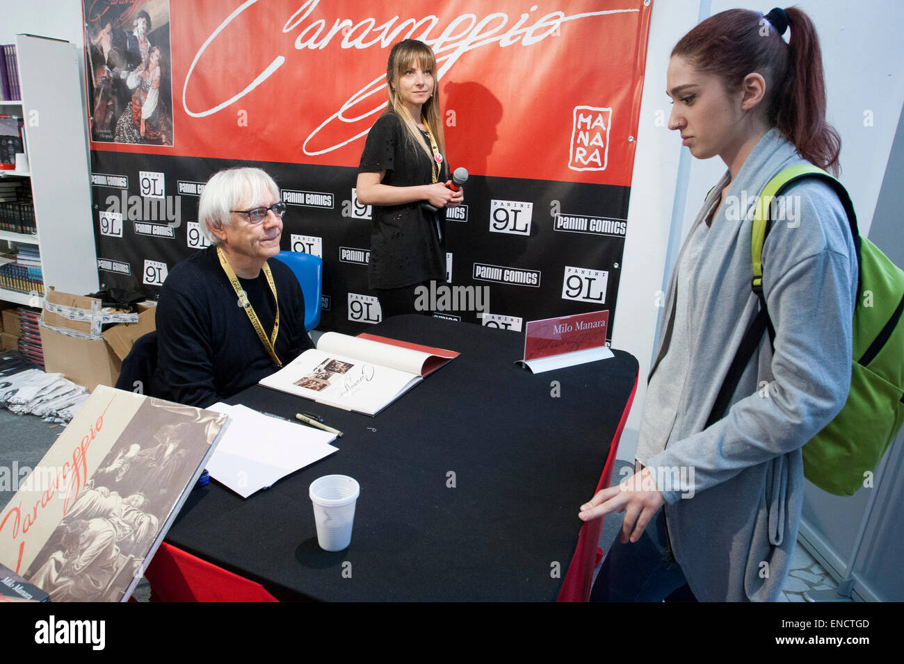 Naples, Italy. 01st Apr, 2015. Milo Manara, world famous Italian ...