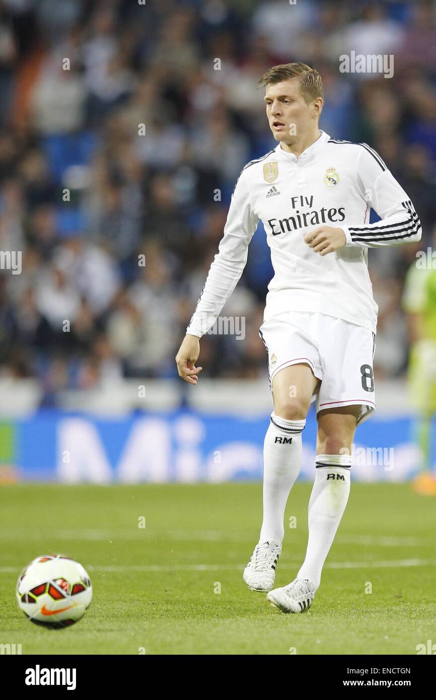 Madrid, Spain. 29th Apr, 2015. Toni Kroos (Real) Football/Soccer ...