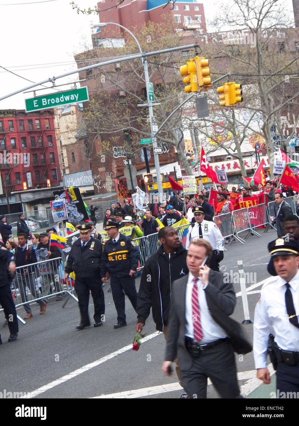 Union Square, New York City, USA. 2nd May, 2015. Mayday March From ...