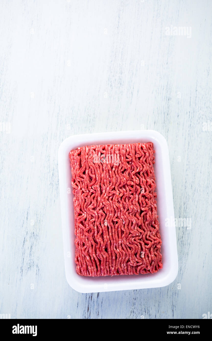 Freshly grounded beef ready for cooking Stock Photo - Alamy