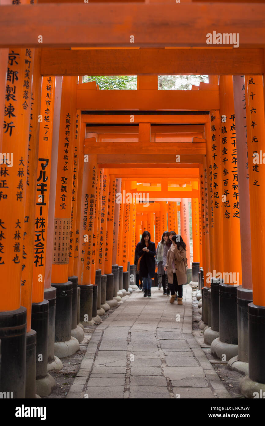 Fushimi Inari-taisha shrine, Kyoto, Japan Stock Photo - Alamy