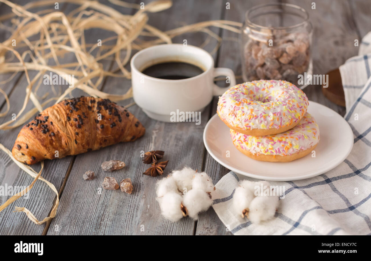 breakfast of coffee Stock Photo - Alamy