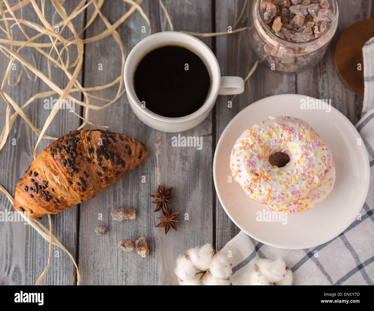 breakfast of coffee Stock Photo - Alamy