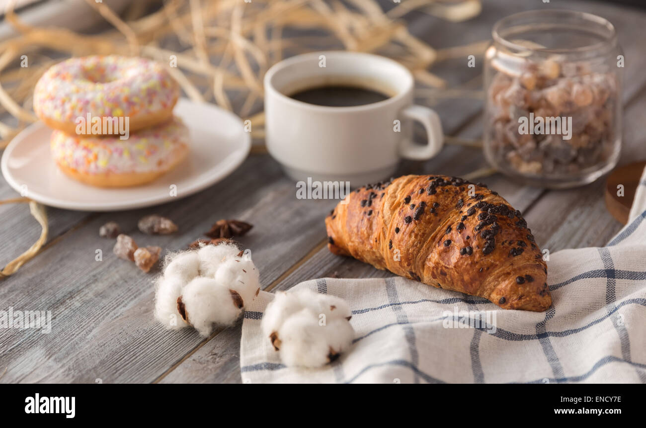 breakfast of coffee Stock Photo - Alamy