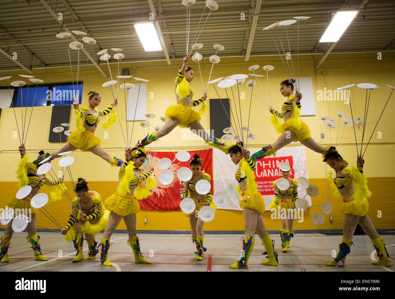 Toronto, Canada. 2nd May, 2015. Acrobats from Chinese Hebei Acrobatic ...