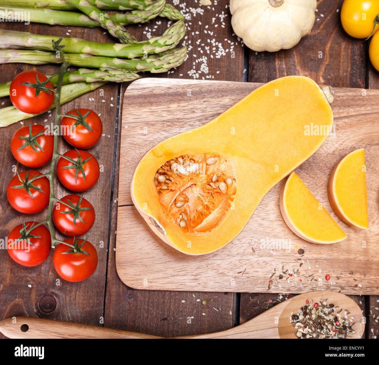 vegetables and spices Stock Photo - Alamy