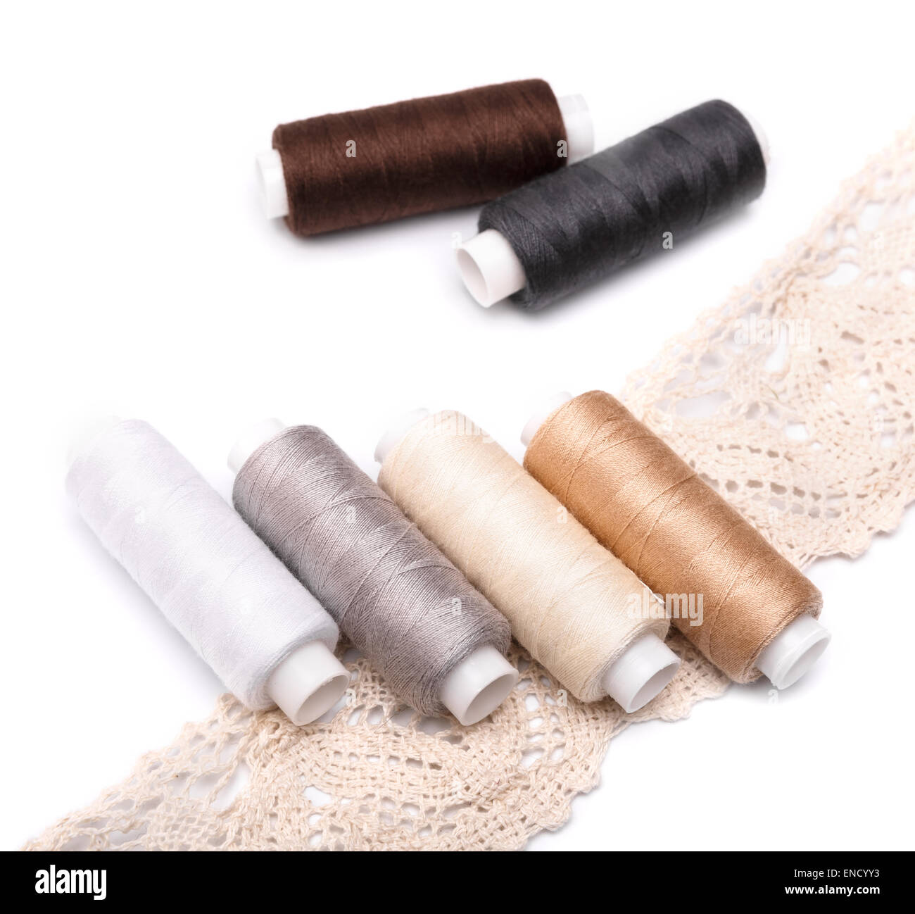 coils with threads Stock Photo - Alamy