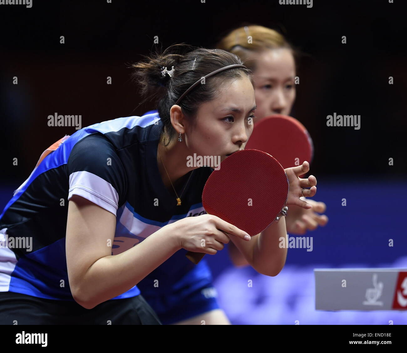 Suzhou, China's Jiangsu Province. 3rd May, 2015. The Netherlands' Li ...