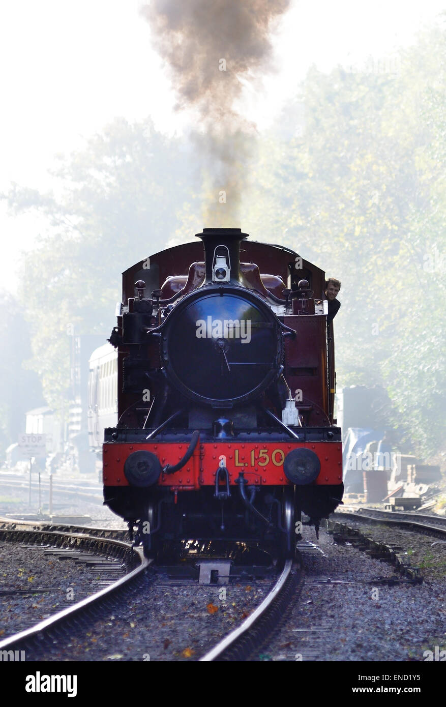 GWR 4575 class 2-6-2 tank engine No 5521, seen here as No. L150 Stock ...