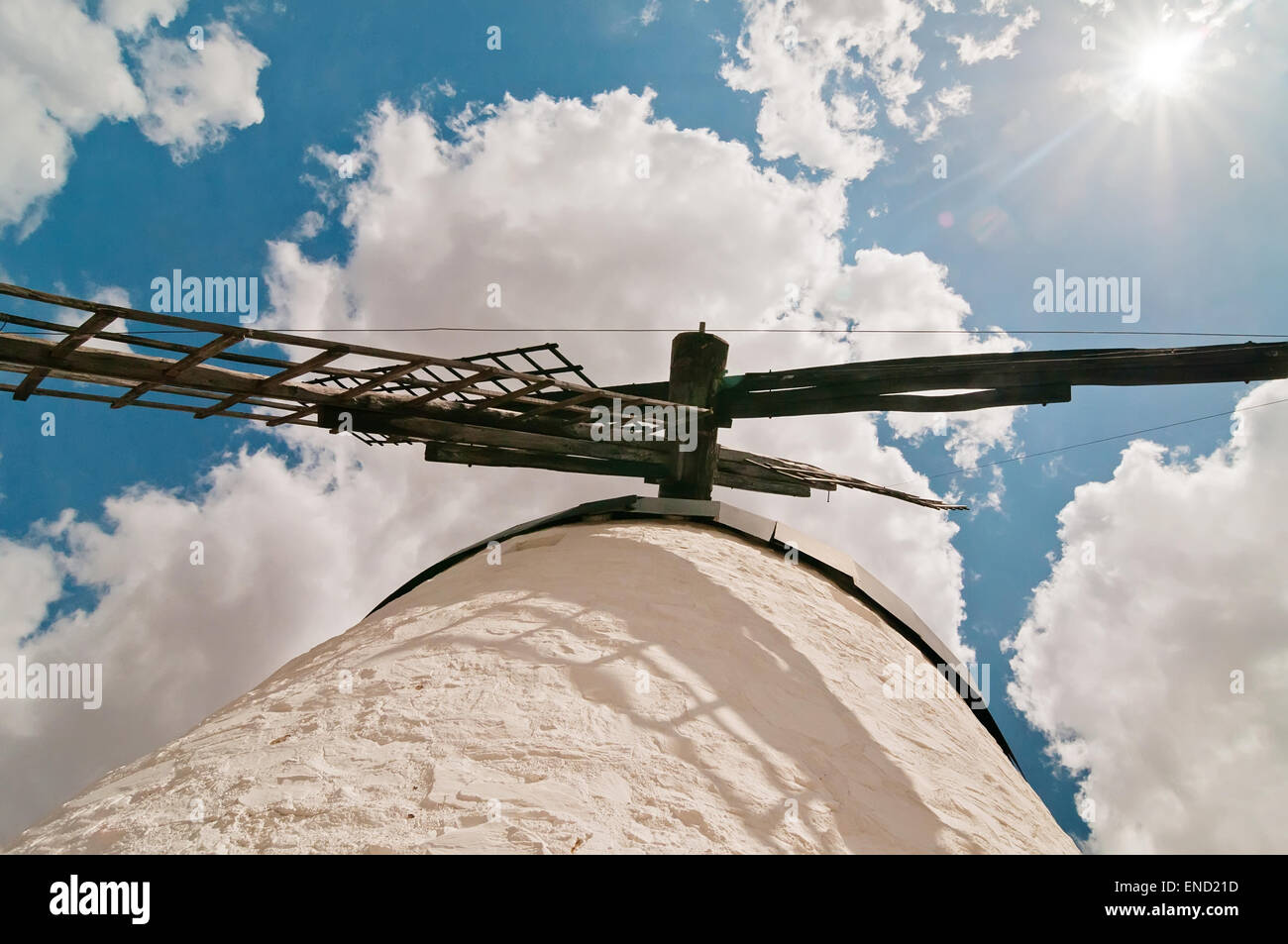 Forefront of the blades of a traditional windmill Stock Photo - Alamy