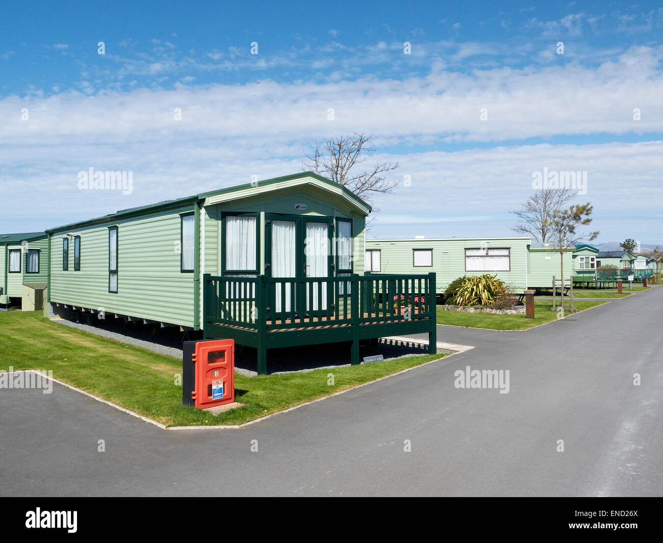 Holiday homes static caravans hi-res stock photography and images - Alamy