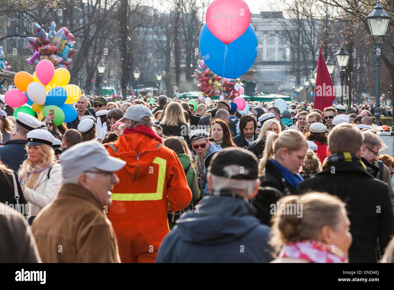 May Day Eve in Helsinki Stock Photo - Alamy