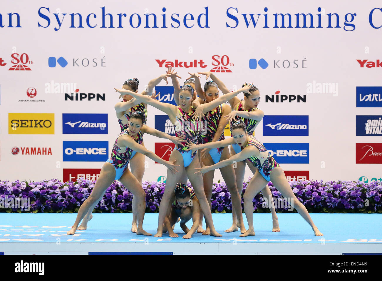 Tokyo, Japan. 3rd May, 2015. Japan team group (JPN) Synchronized ...