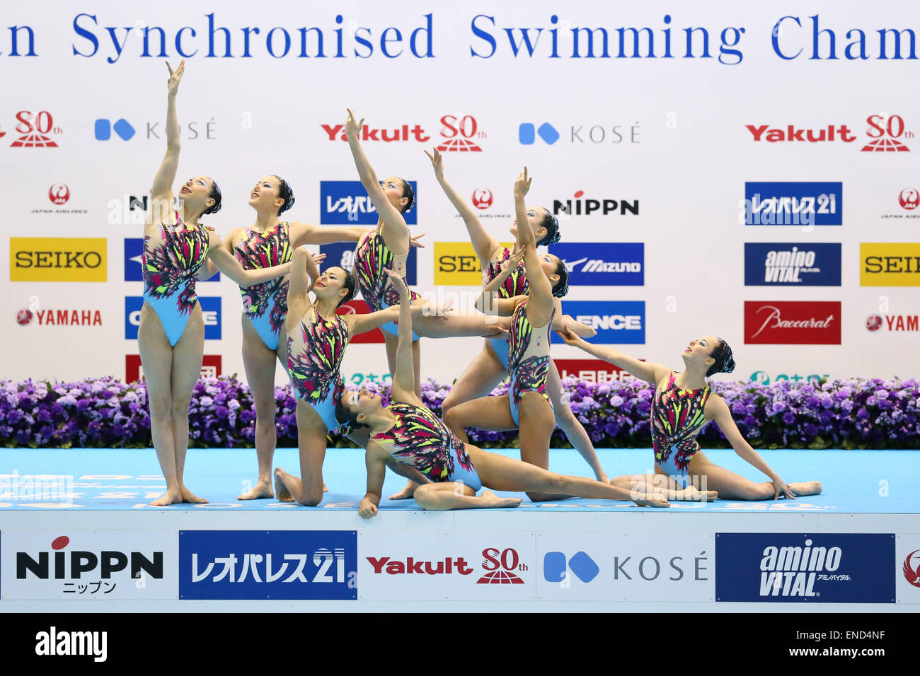 Tokyo, Japan. 3rd May, 2015. Japan team group (JPN) Synchronized ...