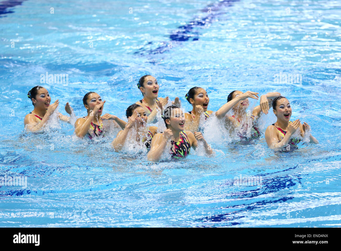 Tokyo, Japan. 3rd May, 2015. Japan team group (JPN) Synchronized ...