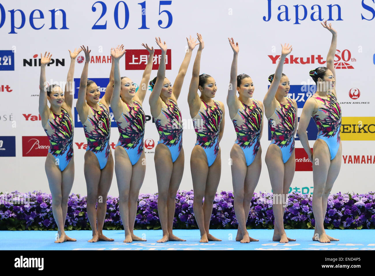 Tokyo, Japan. 3rd May, 2015. Japan team group (JPN) Synchronized ...