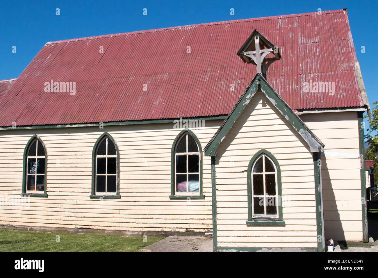 old fashioned historic church near the town of Sheffield,northern ...