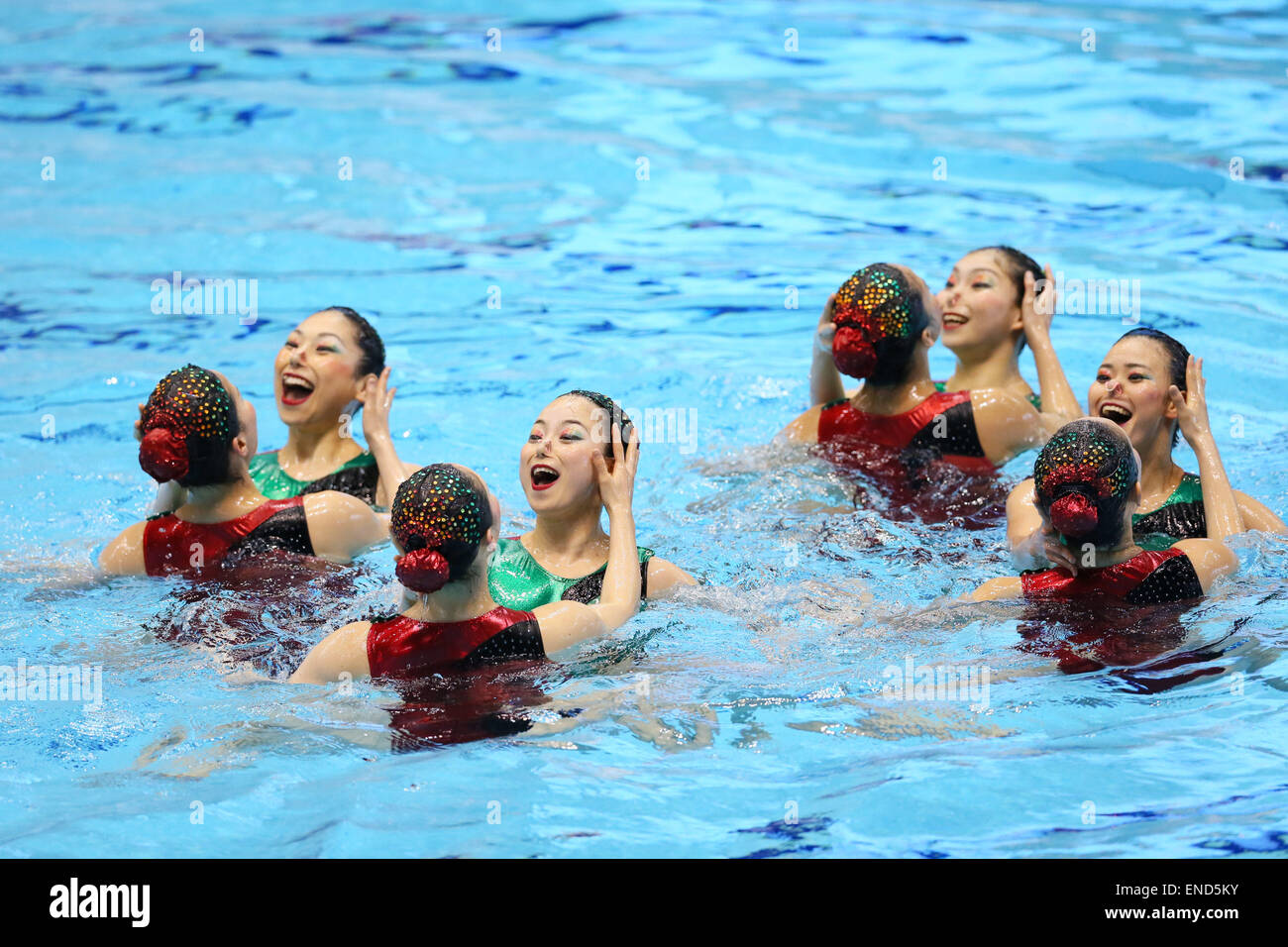 Tokyo, Japan. 3rd May, 2015. Japan team group (JPN) Synchronized ...