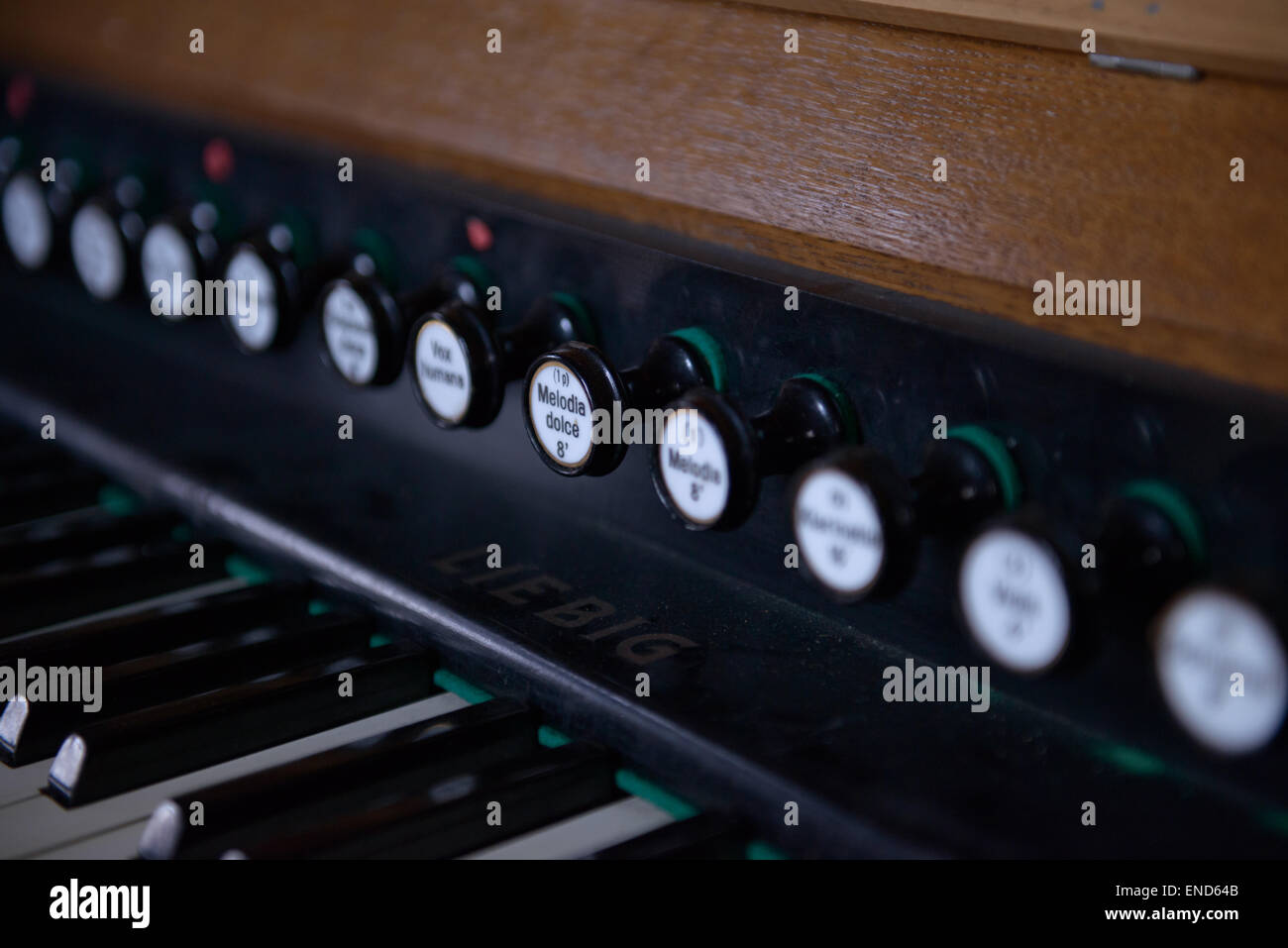 Pipe organ buttons hi-res stock photography and images - Alamy