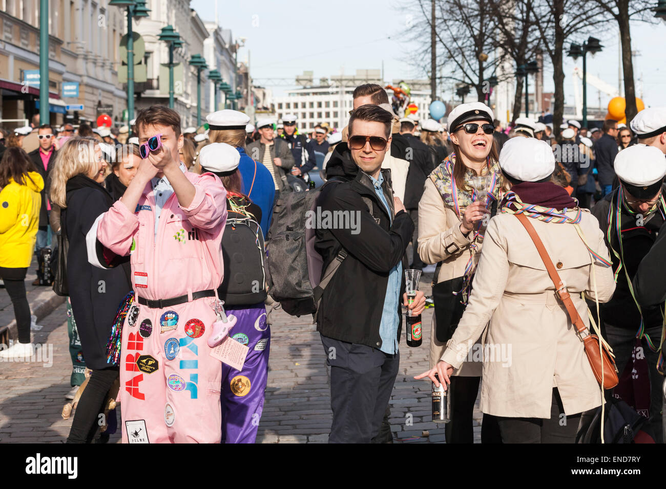 May Day Eve in Helsinki Stock Photo - Alamy