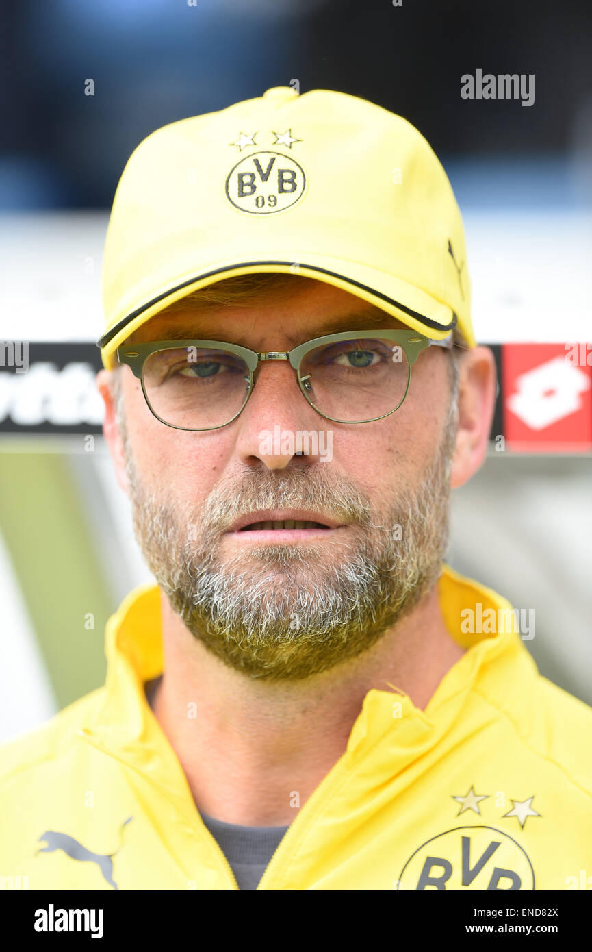 Sinsheim, Germany. 2nd May, 2015. Dortmund's coach Juergen Klopp ...