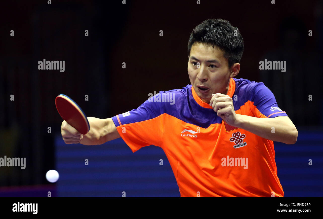 Suzhou, China's Jiangsu Province. 3rd May, 2015. China's Fang Bo ...