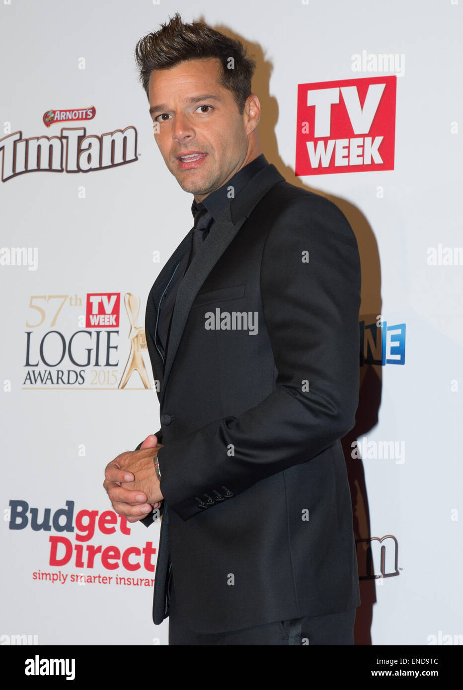Melbourne, Australia. 3rd May, 2015. U.S. pop singer Ricky Martin ...
