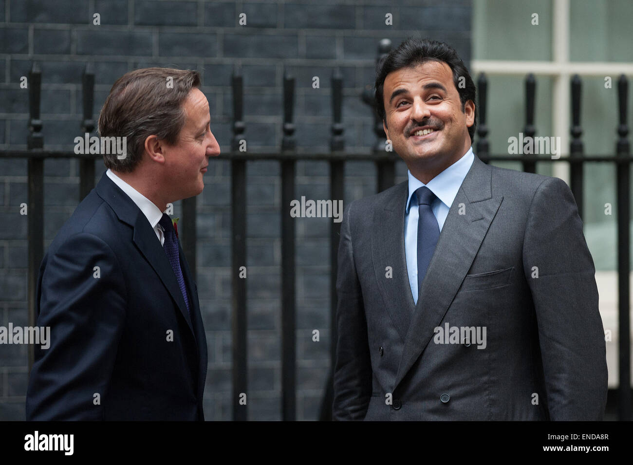 Emir of Qatar, Sheikh Tamim bin Hamad Al Thani, arrives at 10 Downing ...