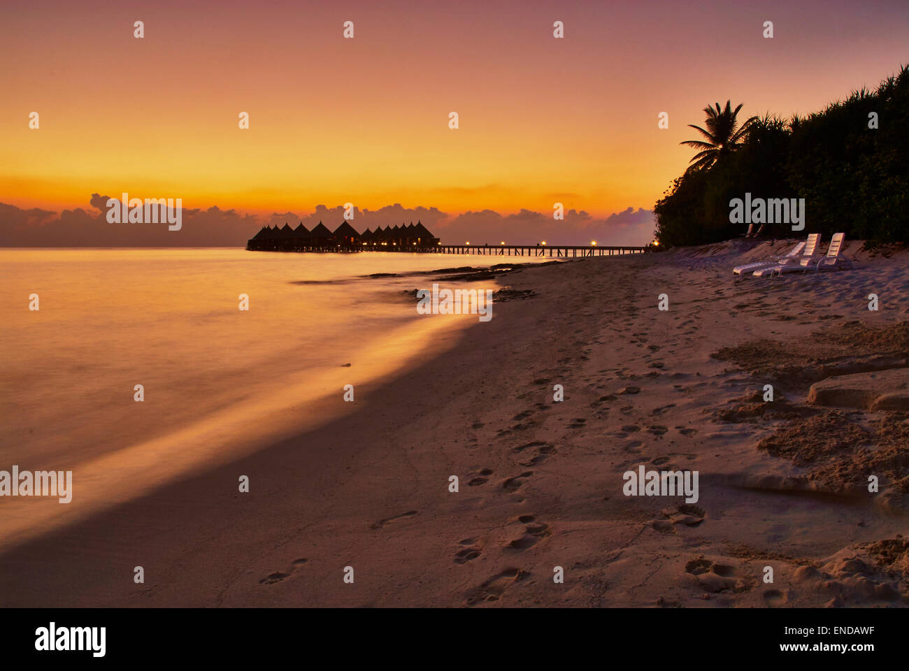 The beautiful Angaga Island in the Maldives Stock Photo - Alamy