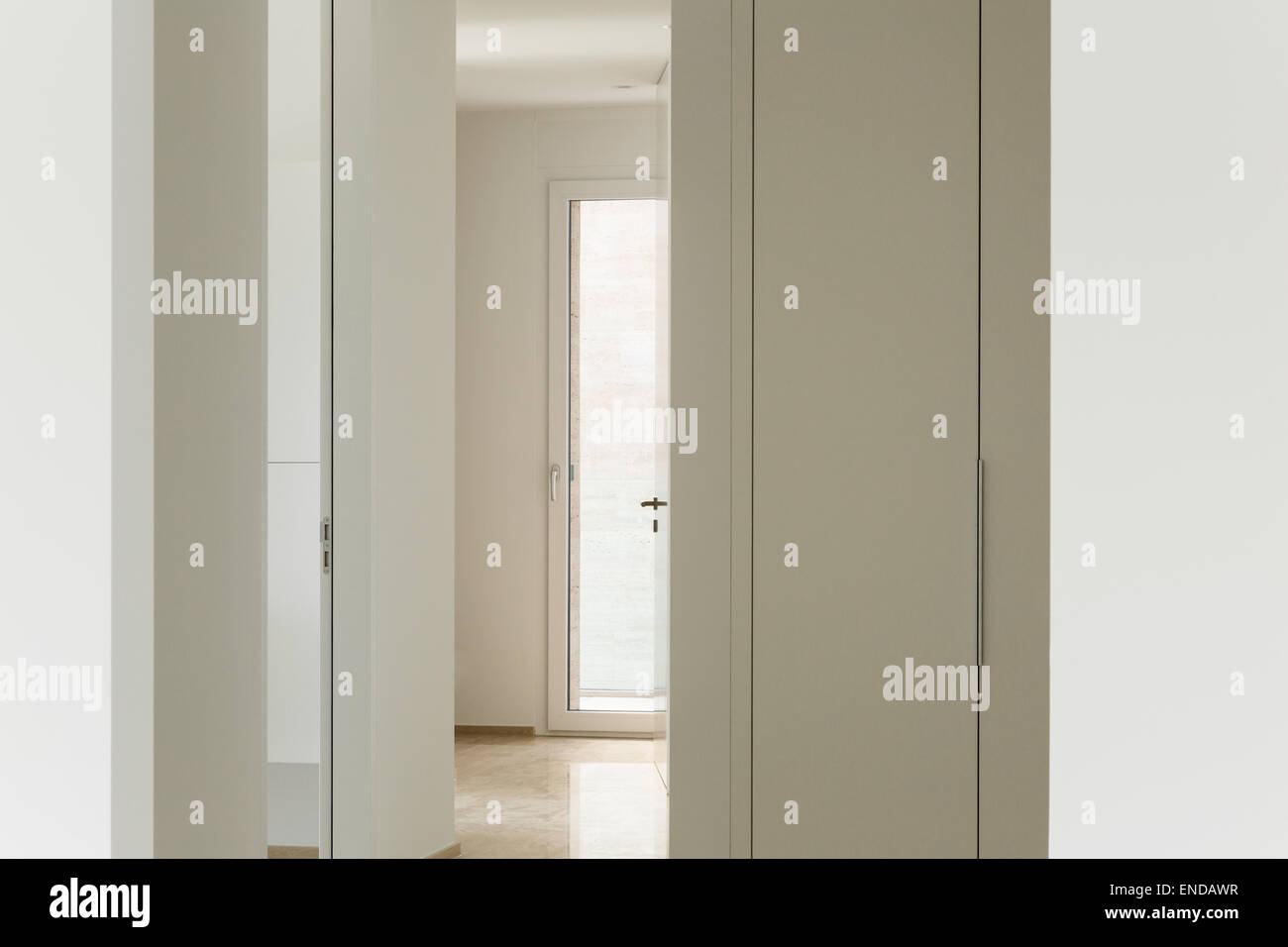 Interior, modern house, passage view Stock Photo - Alamy