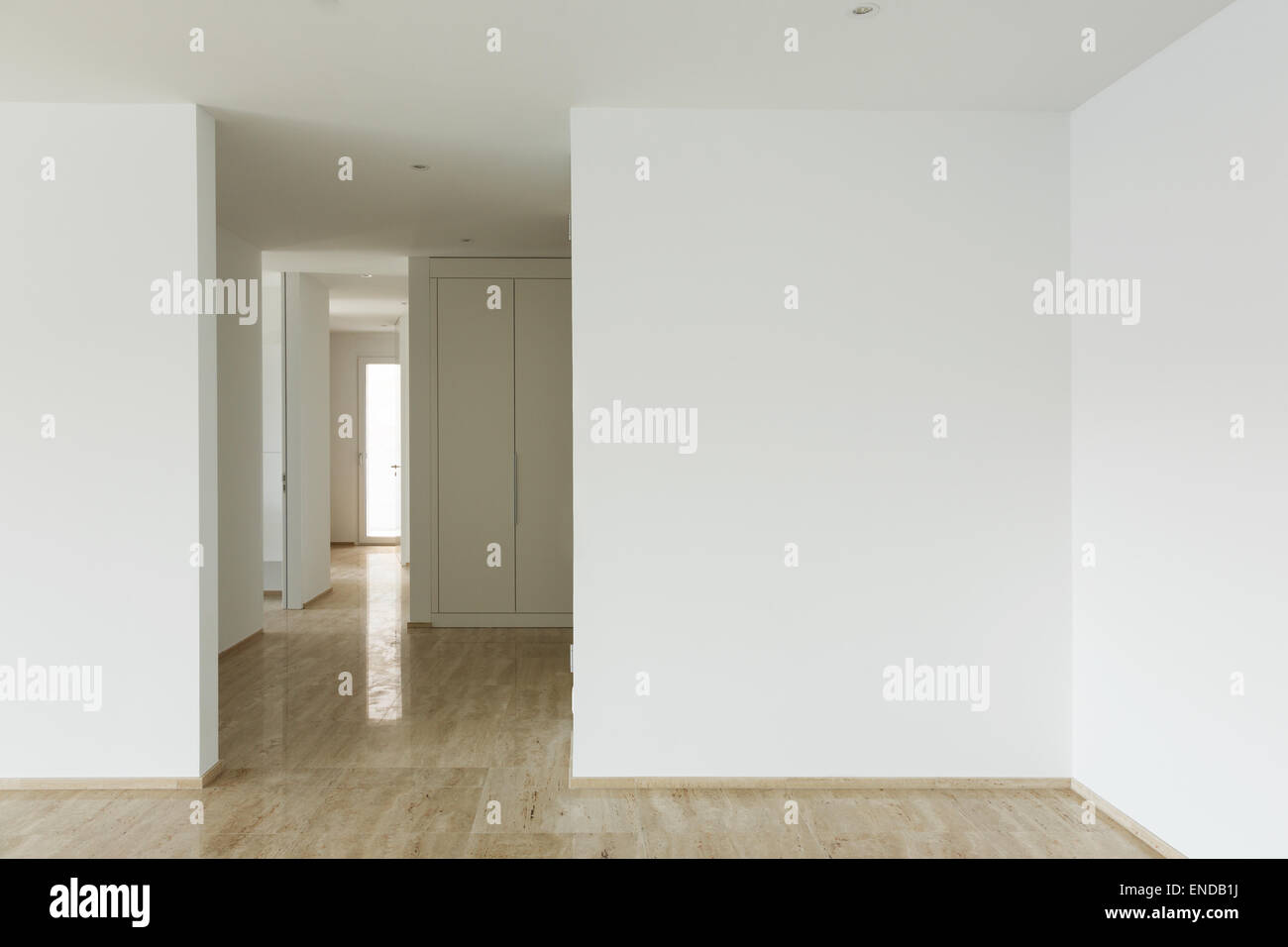 Interior, modern house, passage view Stock Photo - Alamy