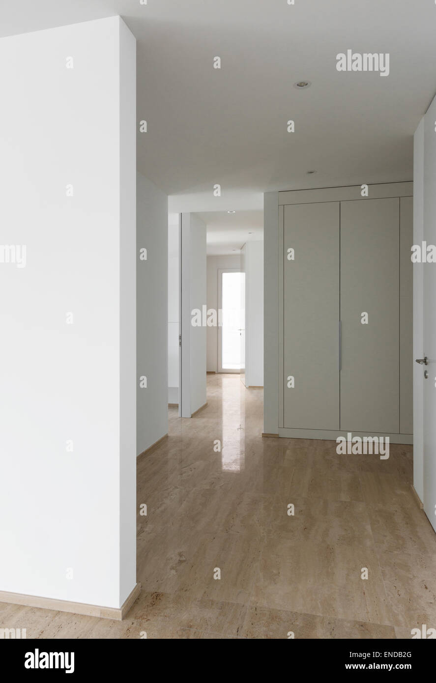 Interior, modern house, passage view Stock Photo - Alamy