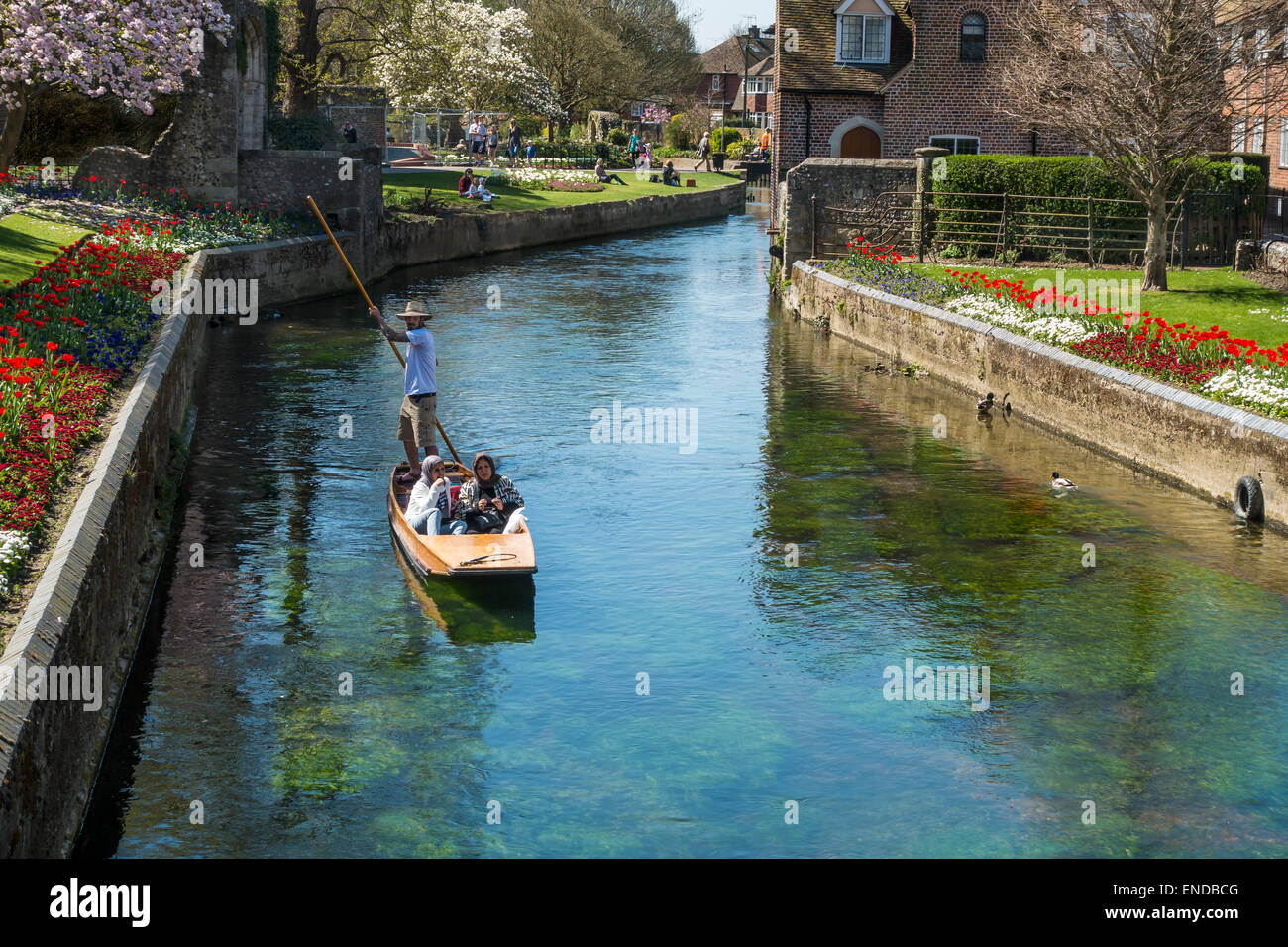 Westgate Gardens Canterbury in Spring Kent England UK Stock Photo - Alamy