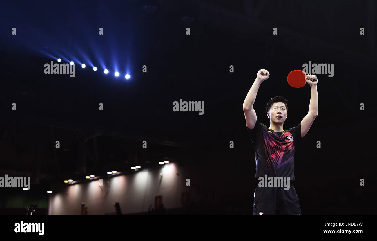 Suzhou, China's Jiangsu Province. 3rd May, 2015. China's Ma Long ...