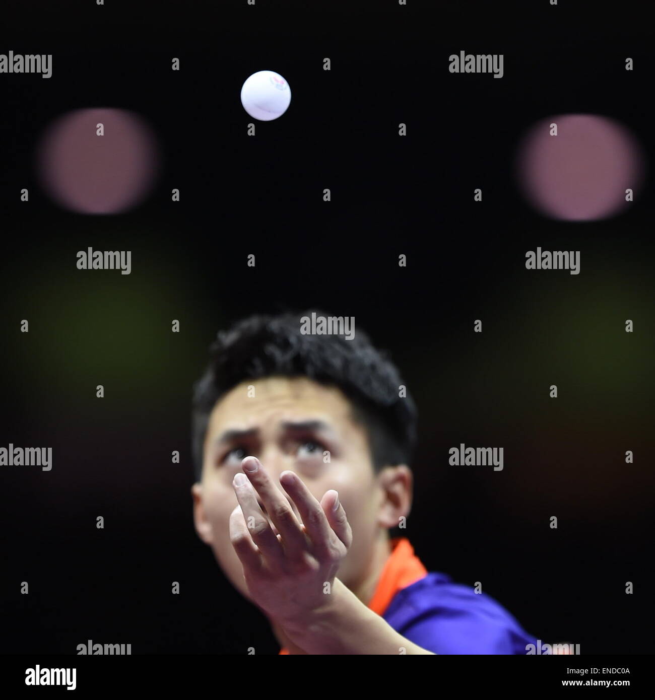 Suzhou, China's Jiangsu Province. 3rd May, 2015. China's Fang Bo ...