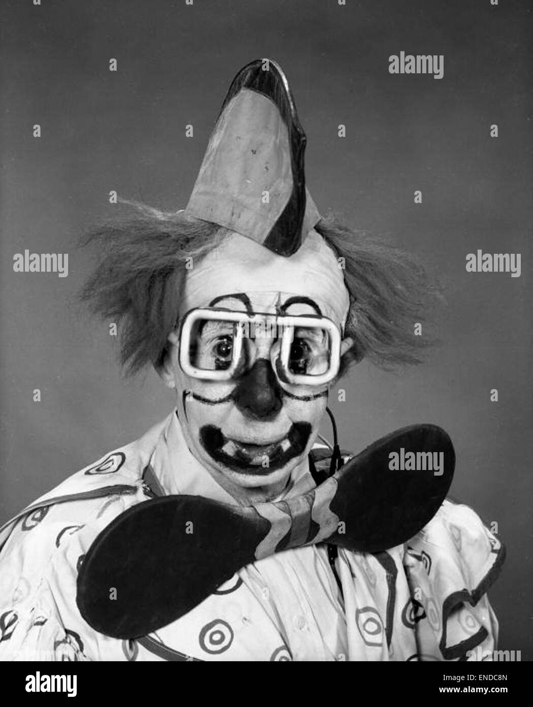 This image titled 'Clown - Sarasota' captures the character of a clown ...