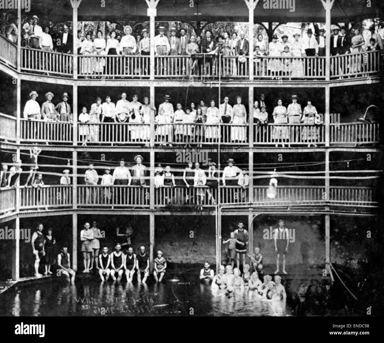 Interior of Spring House - White Springs Stock Photo - Alamy