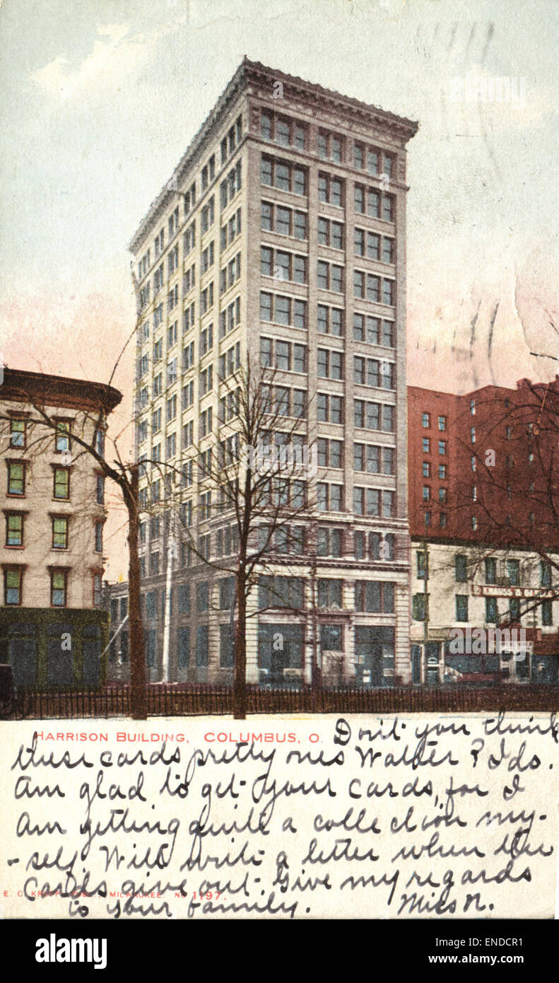 The Harrison Building in Columbus, Ohio, is a historic structure ...
