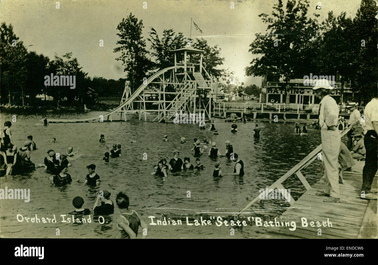 This postcard from the Bowden Collection depicts the State Bathing ...