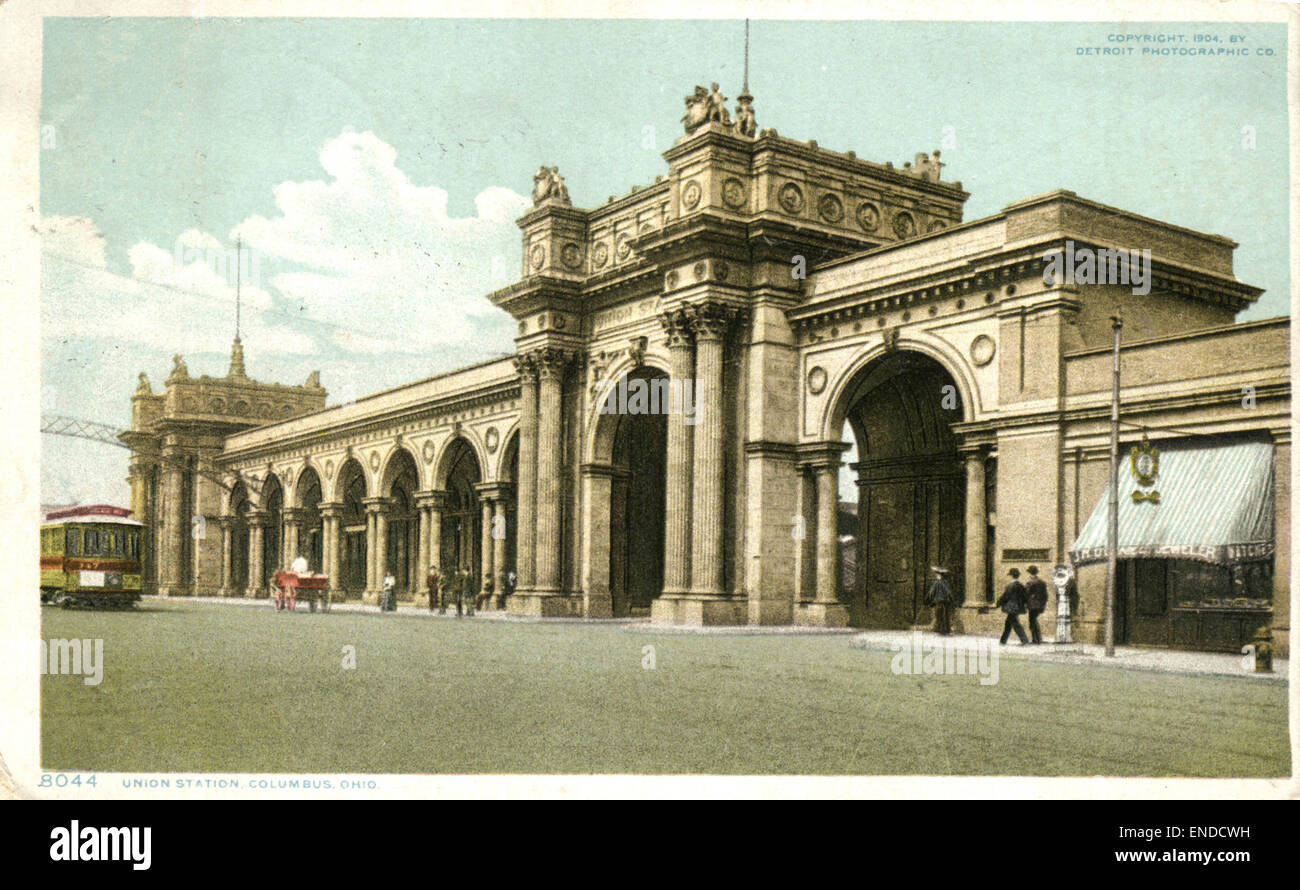 A digital postcard from the Union Station Collection, featuring a ...