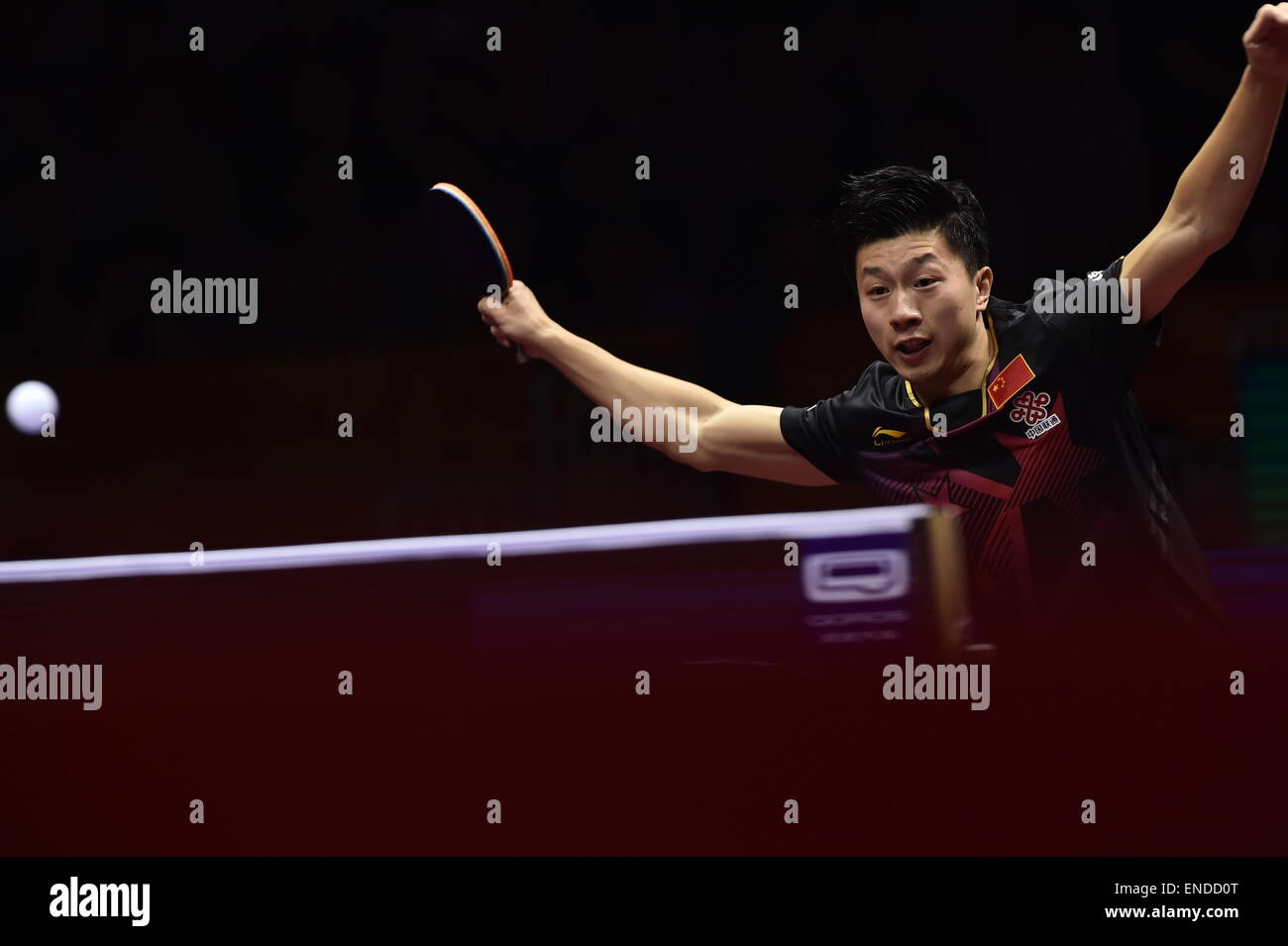 Suzhou, China's Jiangsu Province. 3rd May, 2015. China's Ma Long ...
