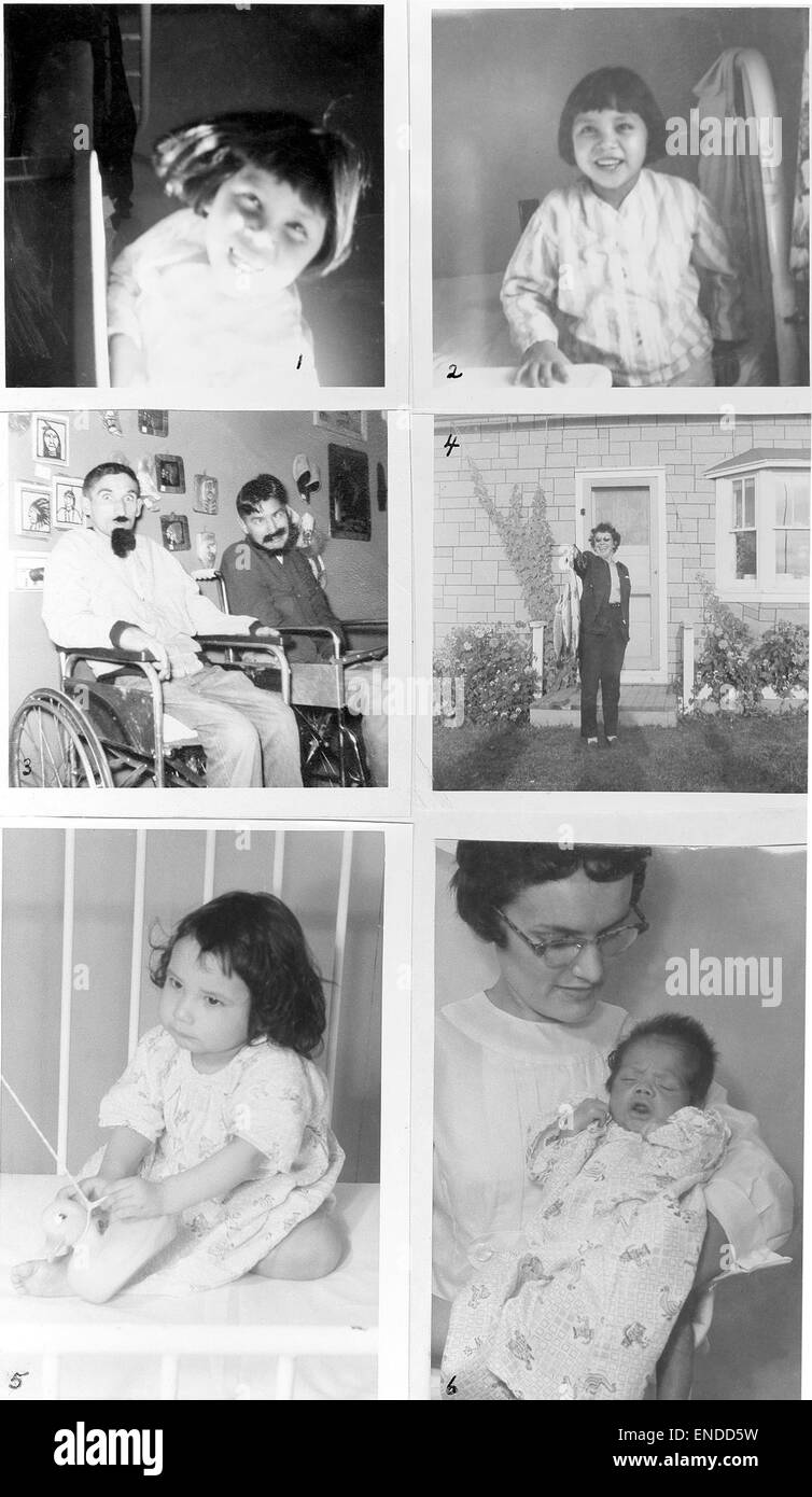 This page from a photo album captures moments frozen in time ...