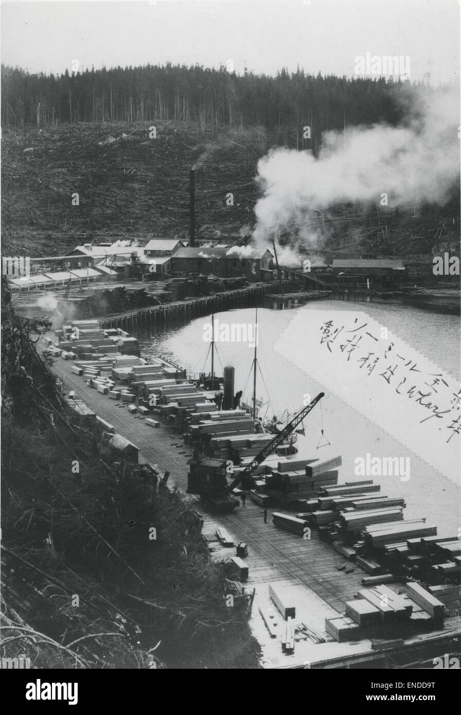 Lumber mill in british columbia hi-res stock photography and images - Alamy