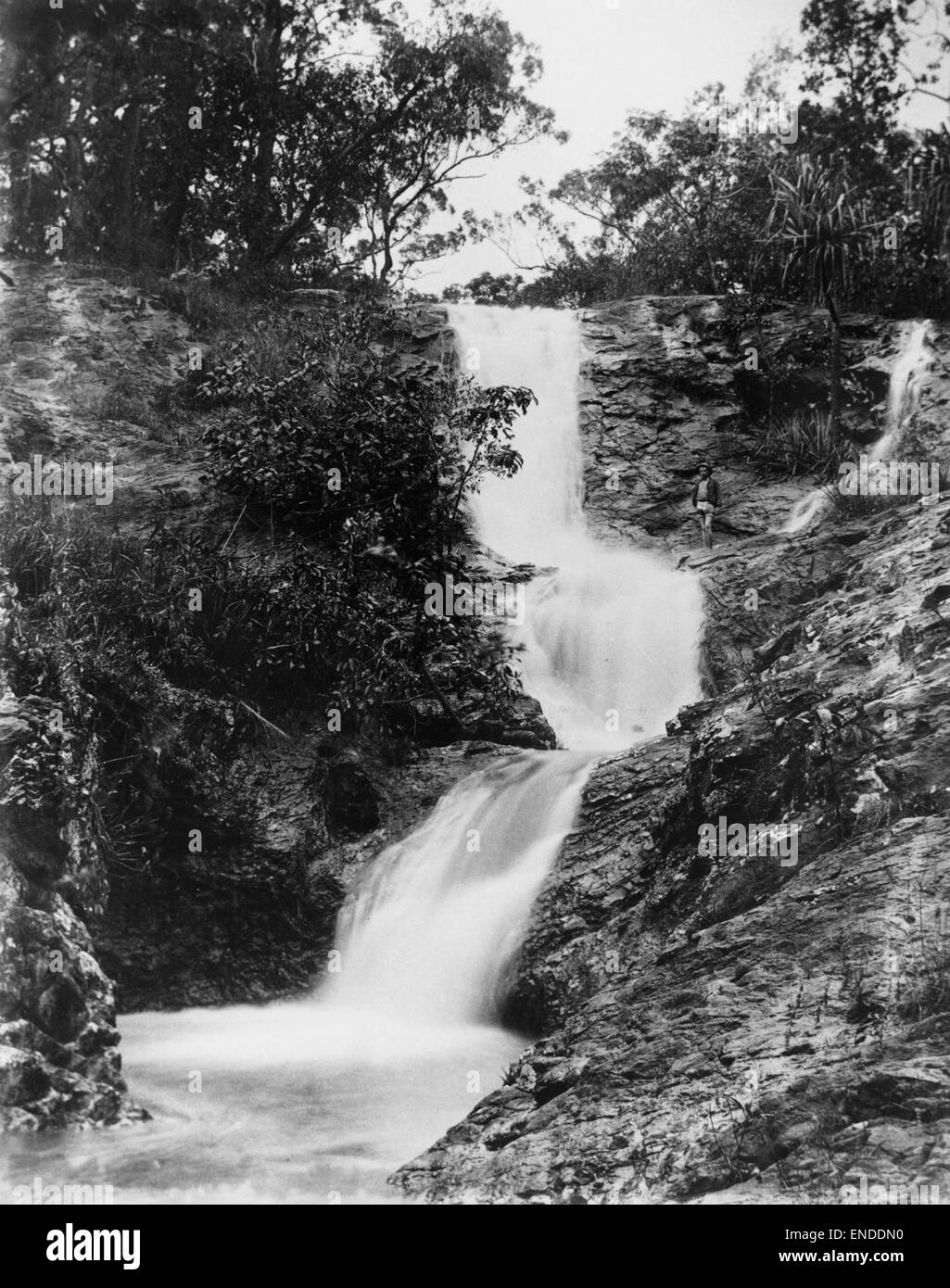 A historical photograph taken in 1895 showing the stunning views of ...