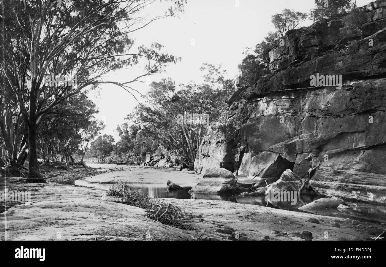 A photograph capturing a section of desert sandstone formations in ...