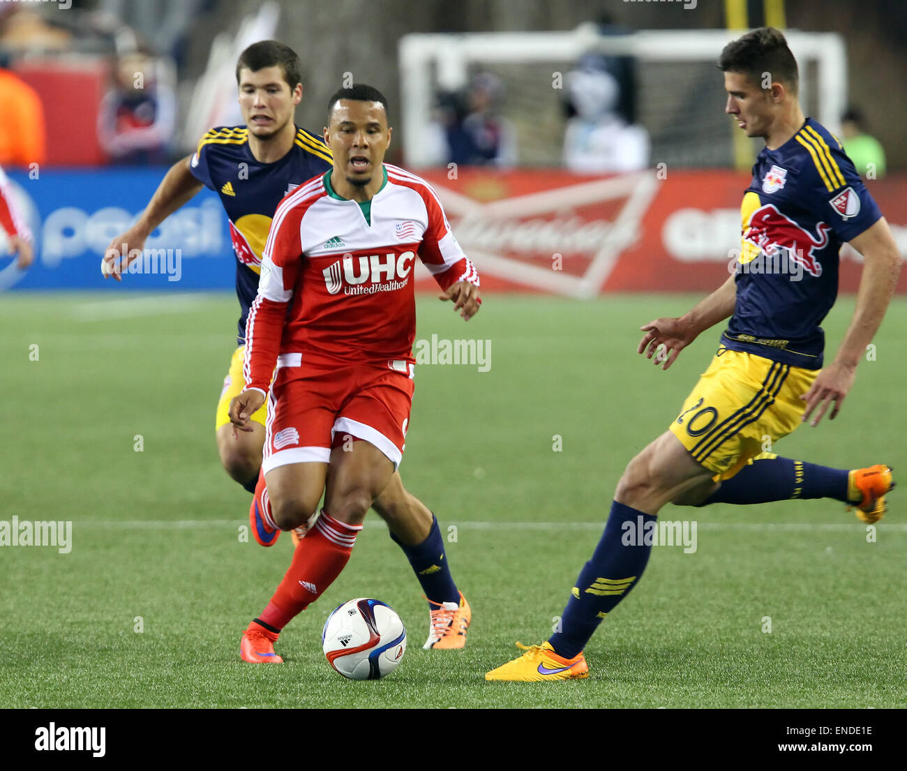 Foxborough, MA, USA. 2nd May, 2015. New England Revolution forward ...