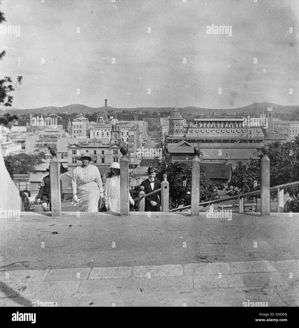 Scene in edward street Black and White Stock Photos & Images - Alamy