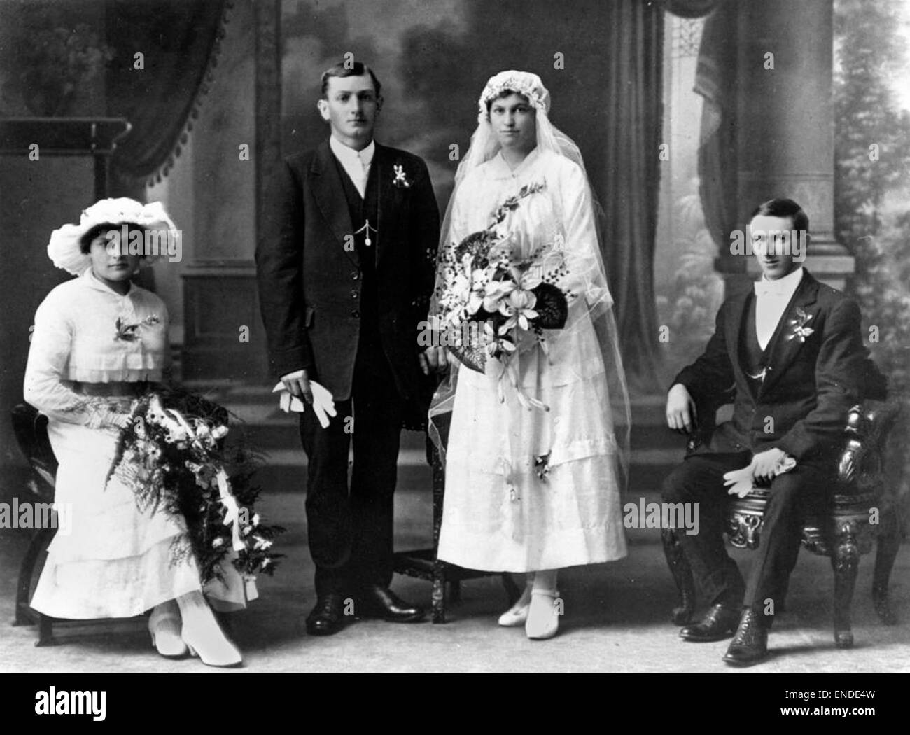 The 1918 wedding of Franz and Emilie Muller marks an important moment ...