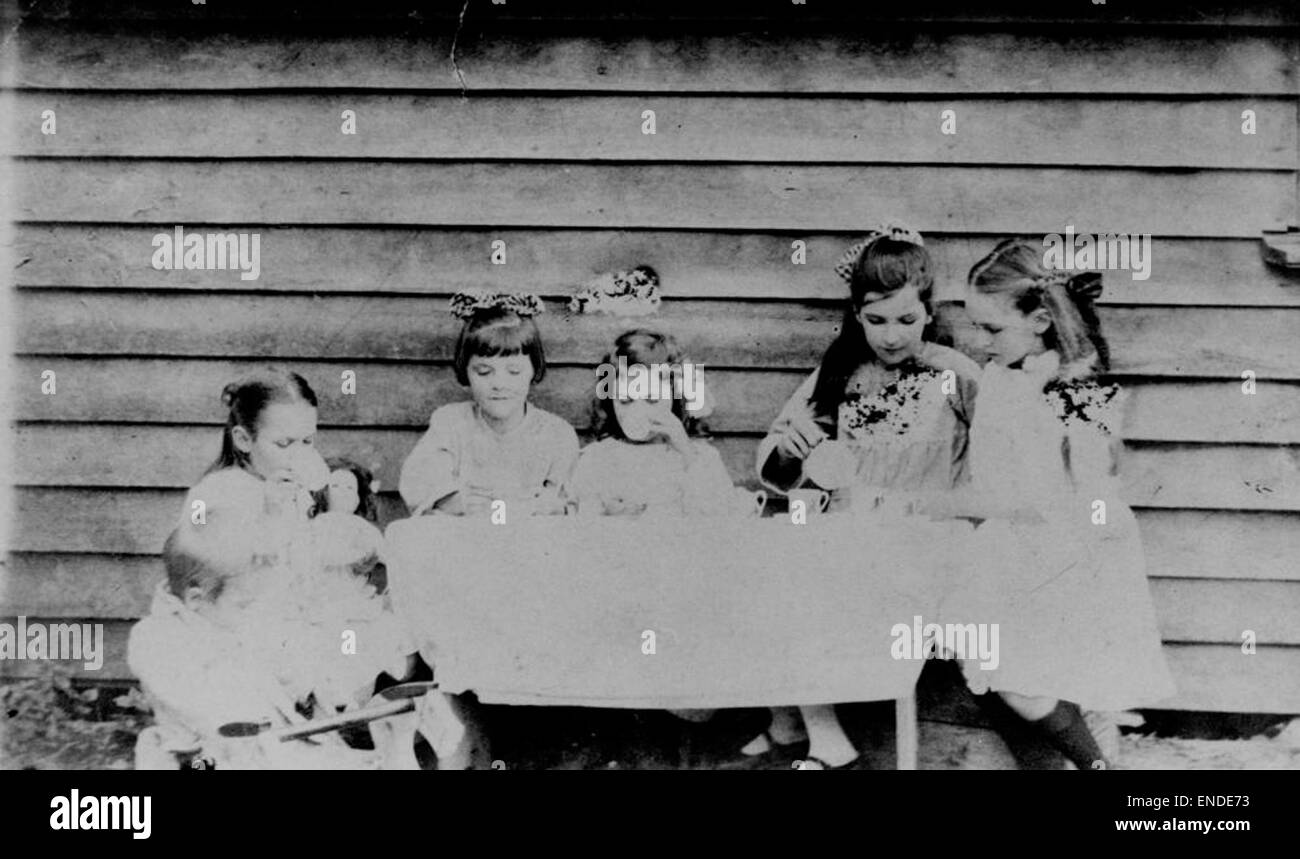 This historic photograph captures the Cundith family children in Gympie ...