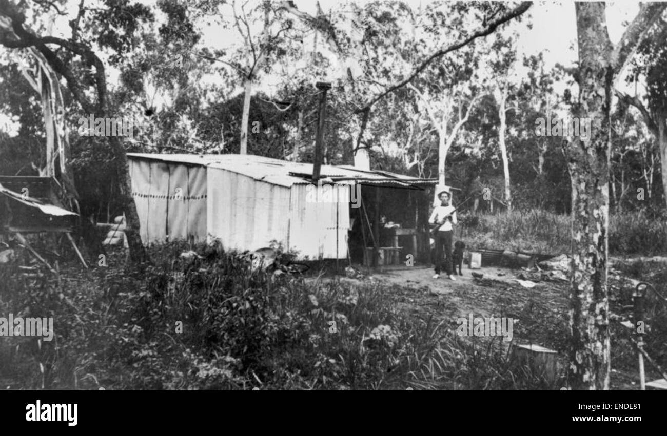 This photograph captures the rustic simplicity of a farmerâ€™s shack in ...